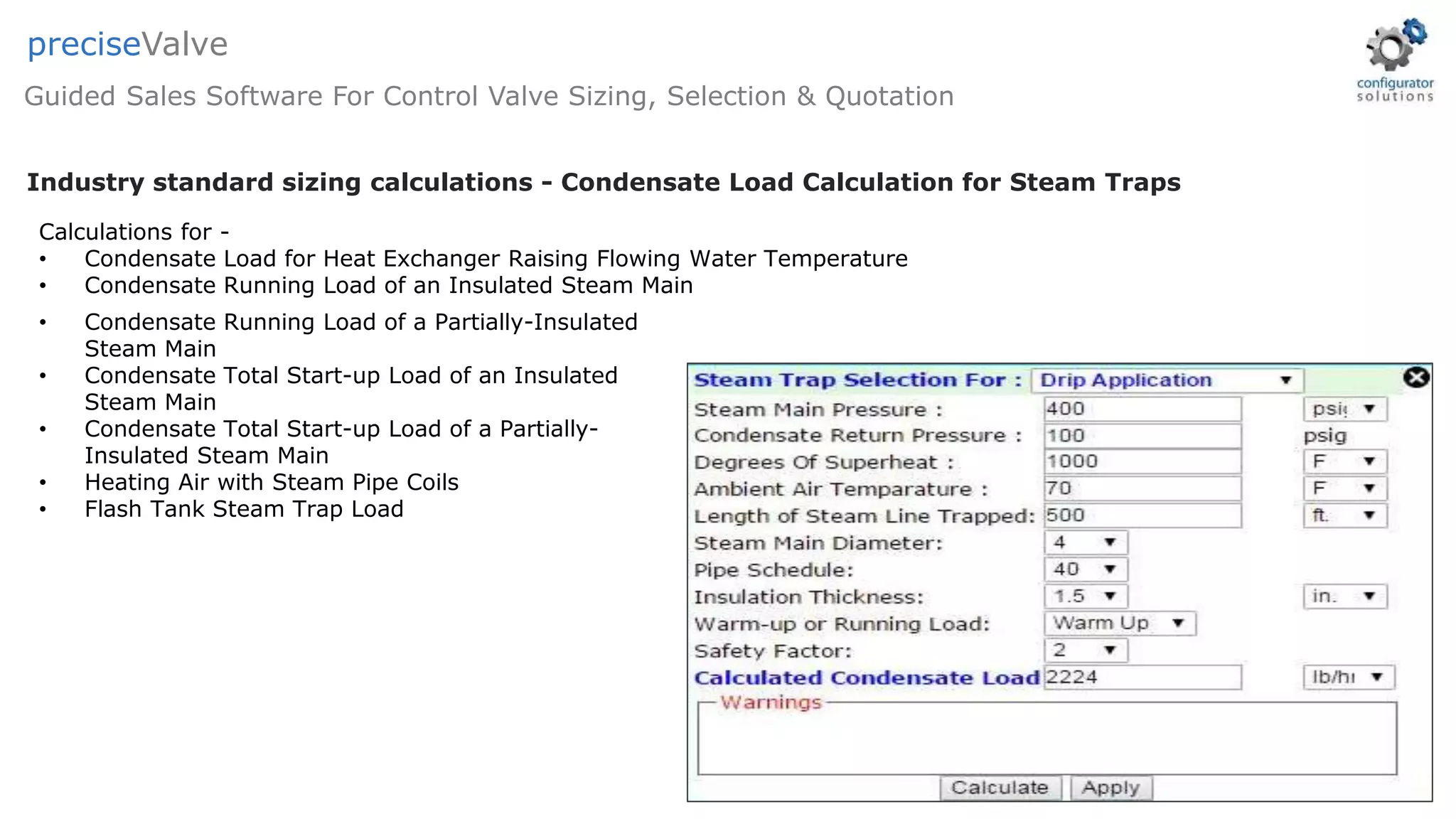 Control valve sizing, selection & quotation software | PPSX