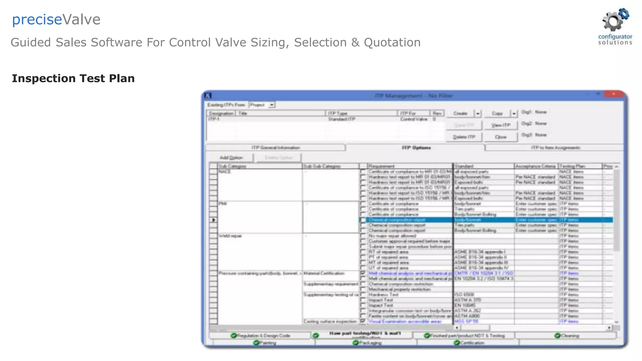 Control valve sizing, selection & quotation software | PPSX