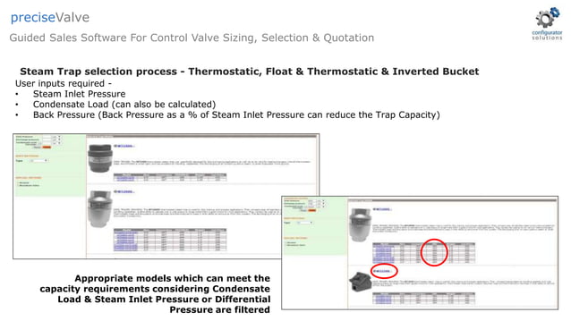 Control valve sizing, selection & quotation software | PPT