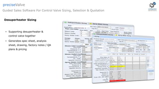 Control valve sizing, selection & quotation software | PPSX