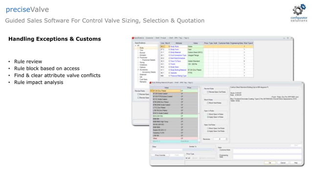 Control valve sizing, selection & quotation software | PPT