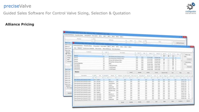 Control valve sizing, selection & quotation software | PPSX