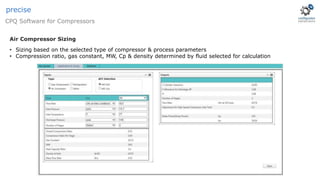 Air & Refrigeration Compressors – sizing & selection software | PPT
