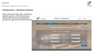 Vent & Blowdown Silencer selection software | PPSX