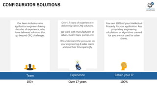 Valve CPQ challenges & solutions | PPSX | Computer Software and ...