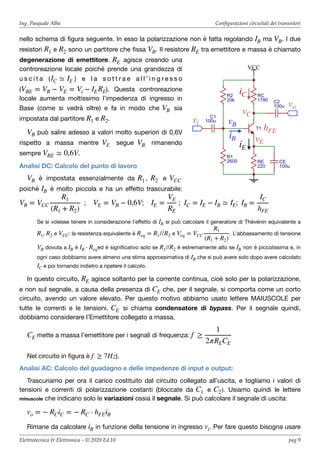Configurazioni Circuitali dei Transistor Ed.11