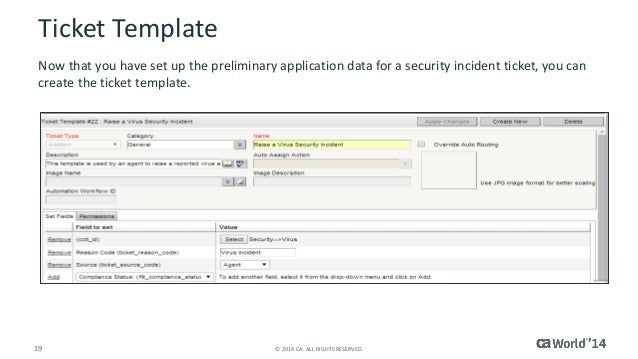 CA Cloud Service Management: Configuring Incident Management