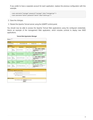 Configure use-tomcat | PDF