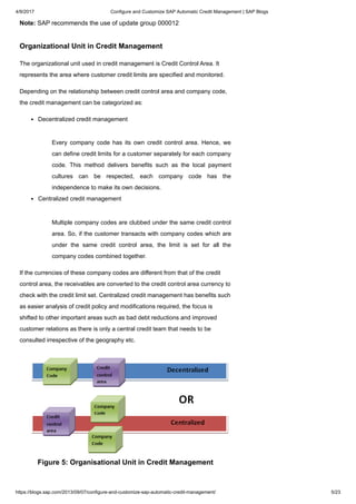 Configure and customize automatic credit management | PDF