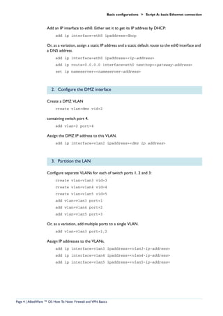 Configure basic firewall and vpn | PDF