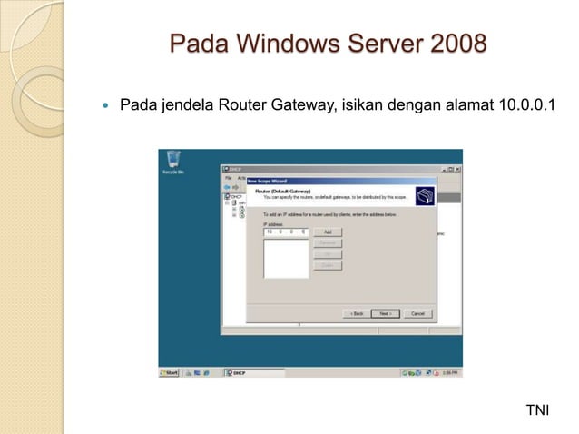 Configure dhcp server on windows server 2008 | PPTX