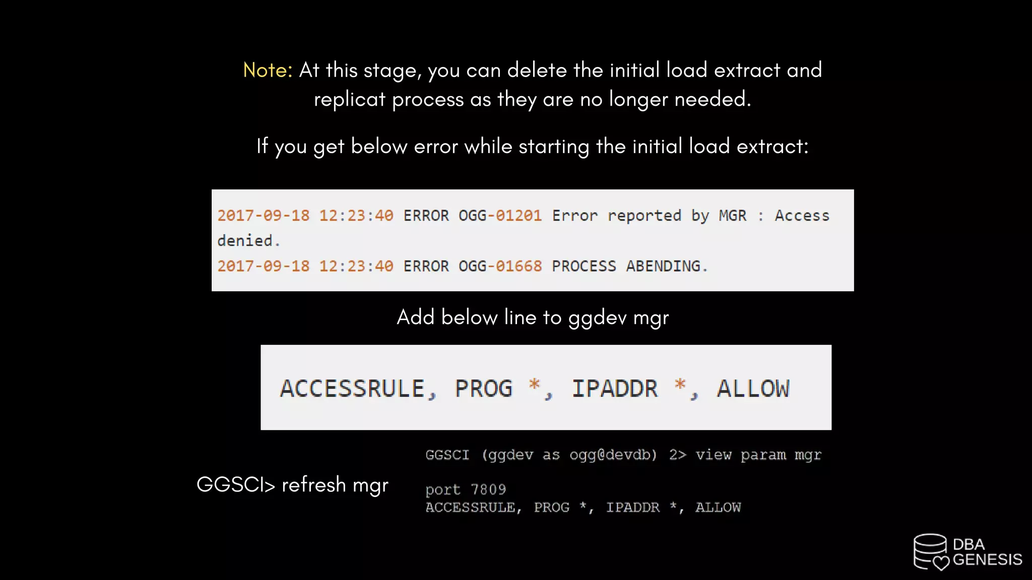 Configure Golden Gate Initial Load and Change Sync | PPT
