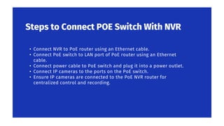 Configure POE Switch with NVR.pptx