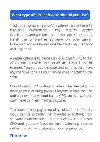 Configure Price Quote Solutions - CPQ | PDF