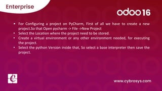 Configure Project in Odoo 16 | PPTX