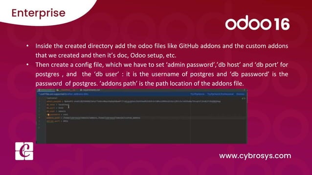 Configure Project in Odoo 16 | PPTX