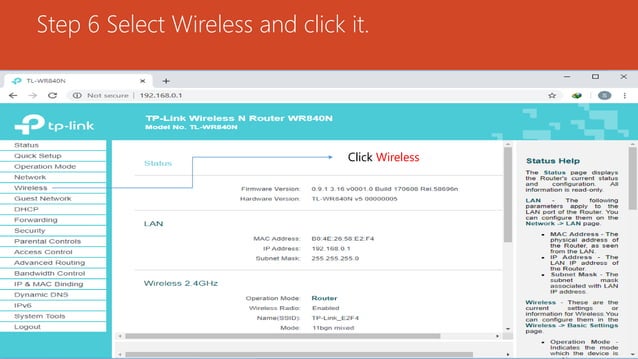 Configure router for wap (wireless access point | PPTX | Internet ...