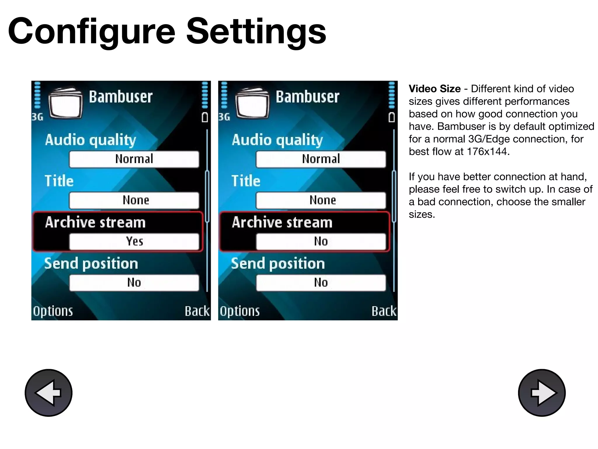 Configure Settings | PPT
