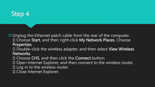 Lesson on how to Configure Wireless Router.pptx