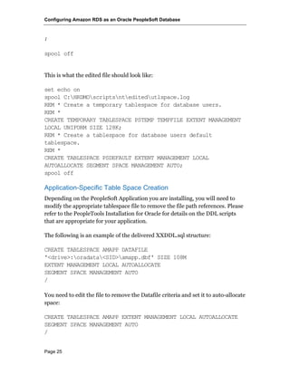 Configuring amazon-rds-as-peoplesoft-database | PDF