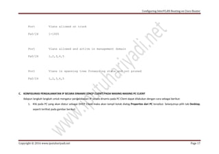 Configuring InterVLAN Routing on Cisco Router | PDF