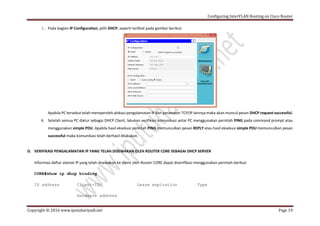 Configuring InterVLAN Routing on Cisco Router | PDF