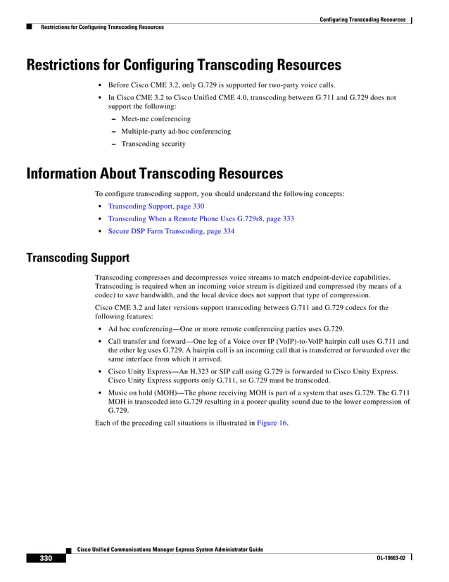 Configuring Transcoding Resources | PDF | Web Conferencing | Computer Software and Applications