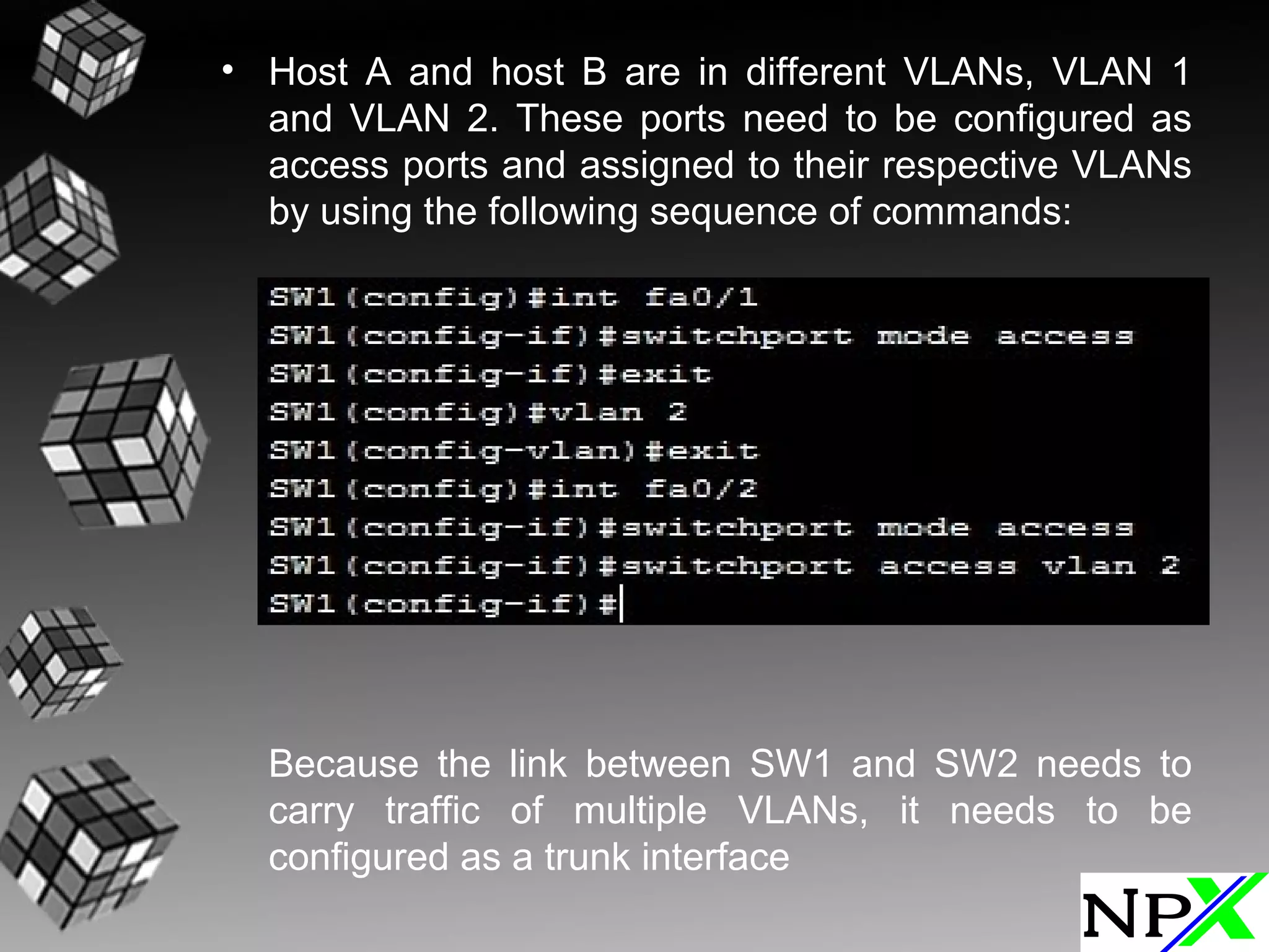 Configuring Access And Trunk Ports Ppt Computer Networking Computing