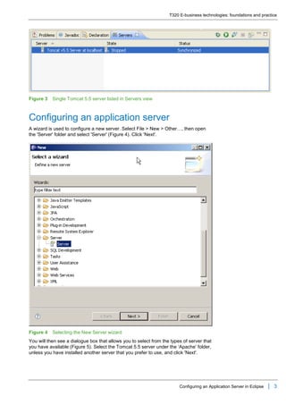 Configuring an application_server_in_eclipse | PDF