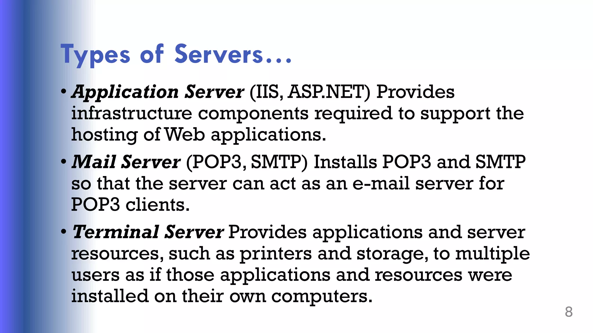 Configuring and administrate server | PDF | Operating Systems | Computer Software and Applications