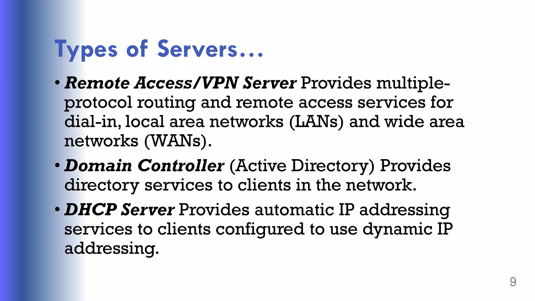 Configuring and administrate server | PDF