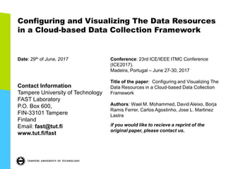 Configuring and Visualizing The Data Resources in a Cloud-based Data ...