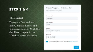 Configuring Anypoint Studio MQ connector | PPT