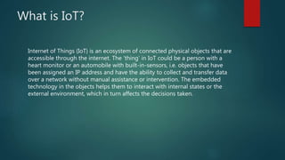 Configuring AWS with IoT | PPT