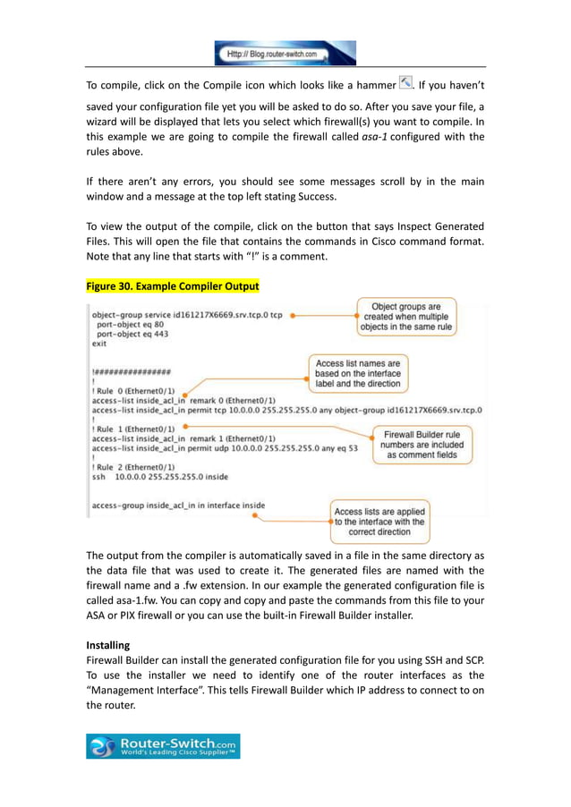 Configuring cisco asa and pix firewalls part4 | PDF