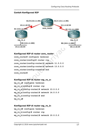 Configuring Cisco Routing Protocols | PDF