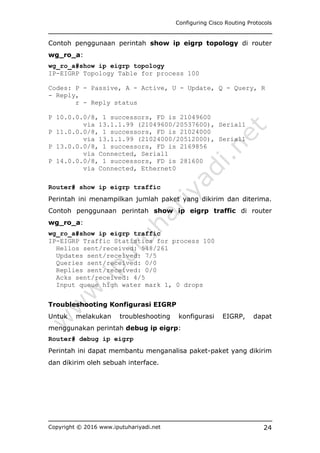Configuring Cisco Routing Protocols | PDF