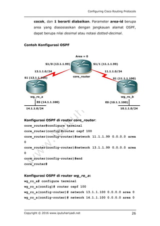 Configuring Cisco Routing Protocols | PDF