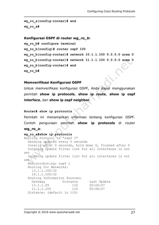 Configuring Cisco Routing Protocols | PDF