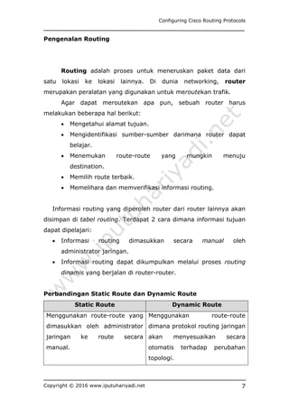 Configuring Cisco Routing Protocols | PDF