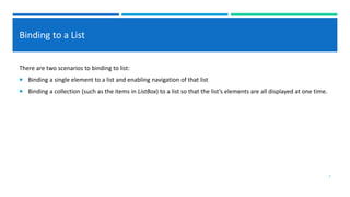 Configuring Data Binding part1 ABTO Software Lecture Korotchyn | PPTX | Programming Languages ...
