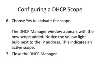 Configuring Dhcp Server, Scopes & Superscopes | PPTX | Computer Networking | Computing