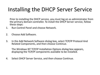 Configuring Dhcp Server, Scopes & Superscopes | PPTX | Computer Networking | Computing
