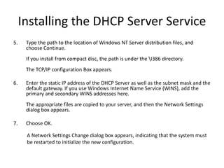 Configuring Dhcp Server, Scopes & Superscopes | PPTX | Computer Networking | Computing