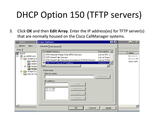 Configuring Dhcp Server, Scopes & Superscopes Configuring Dhcp Server, Scopes & Superscopes