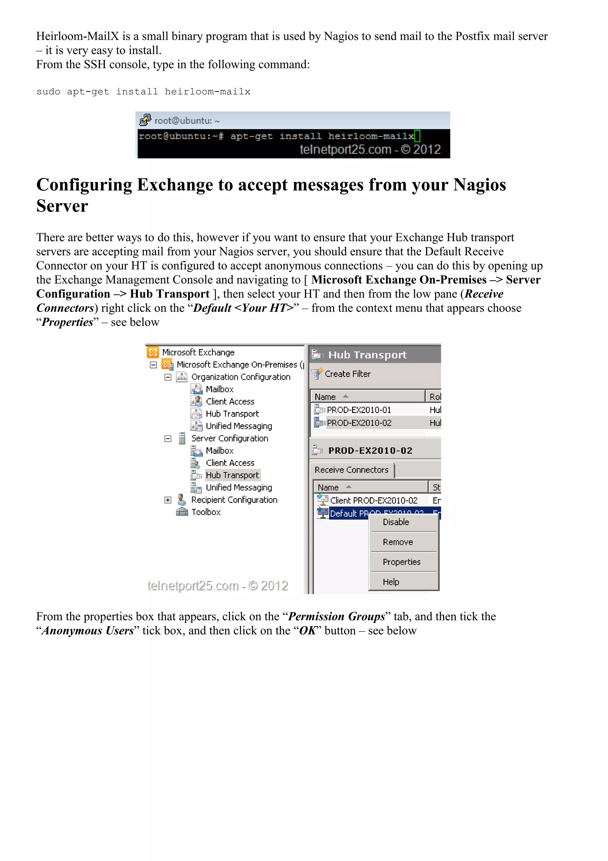 Configuring e mail notificationin nagios core | DOCX | Email | Internet