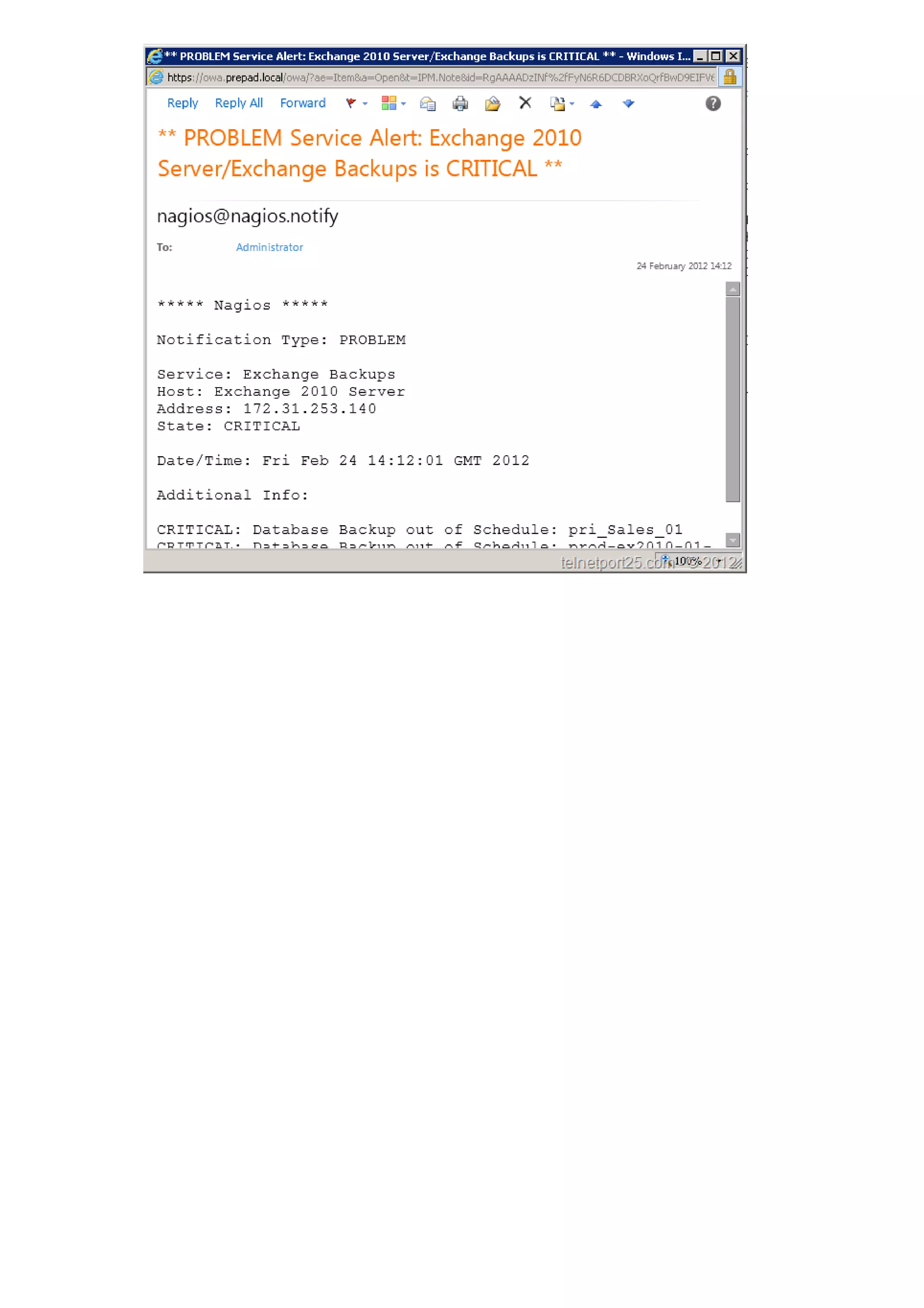 Configuring e mail notificationin nagios core | DOCX | Email | Internet