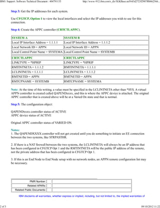 Configuring ee (enterprise extender) between two ibm system i systems ...