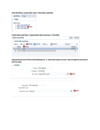 Configuring FDMEE 11.1.2.4 & File Load (HFM) | DOCX