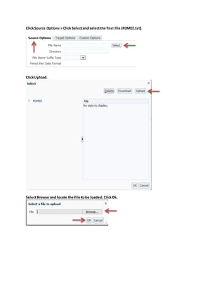 Configuring FDMEE 11.1.2.4 & File Load (HFM) | DOCX